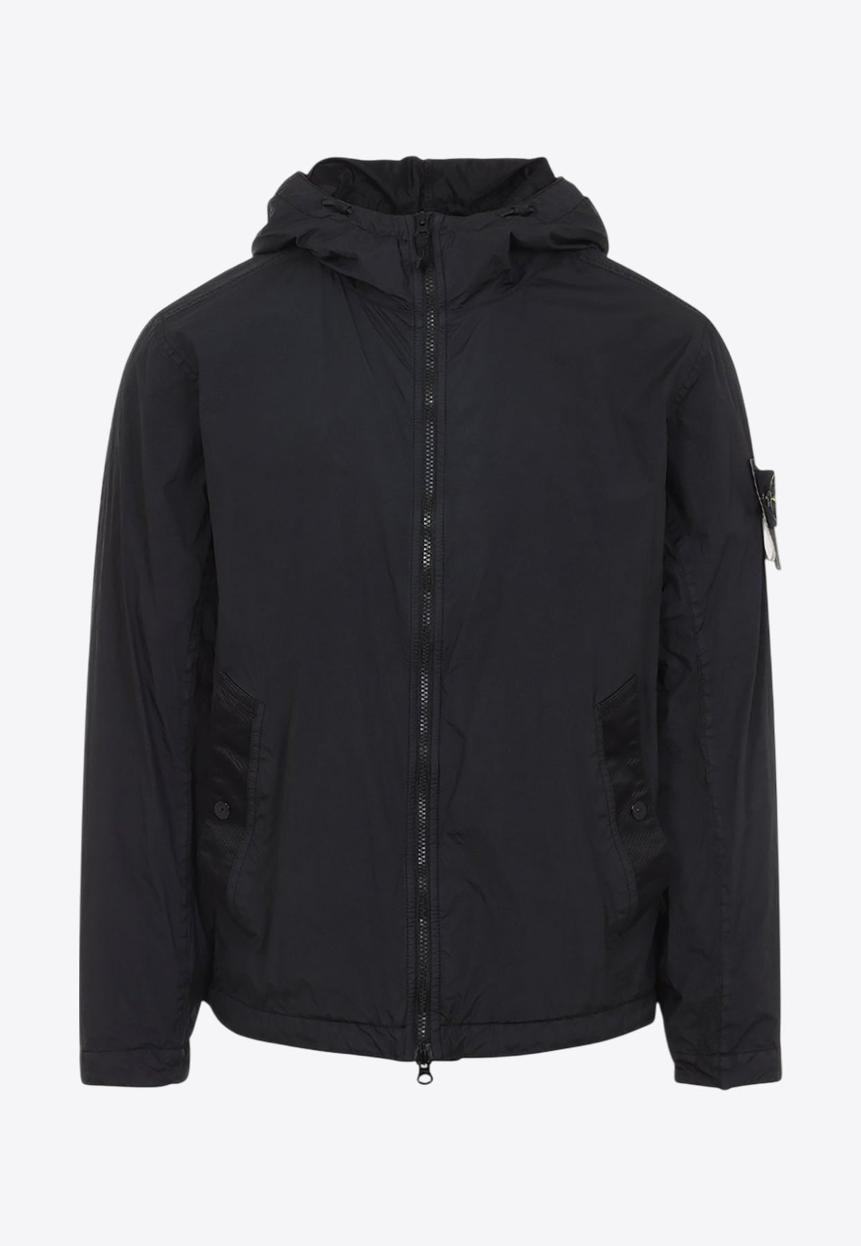 Logo Patch Zip-Up Jacket – THAHAB KW