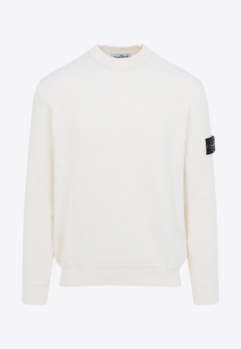 Logo Patch Crewneck Sweater – THAHAB KW