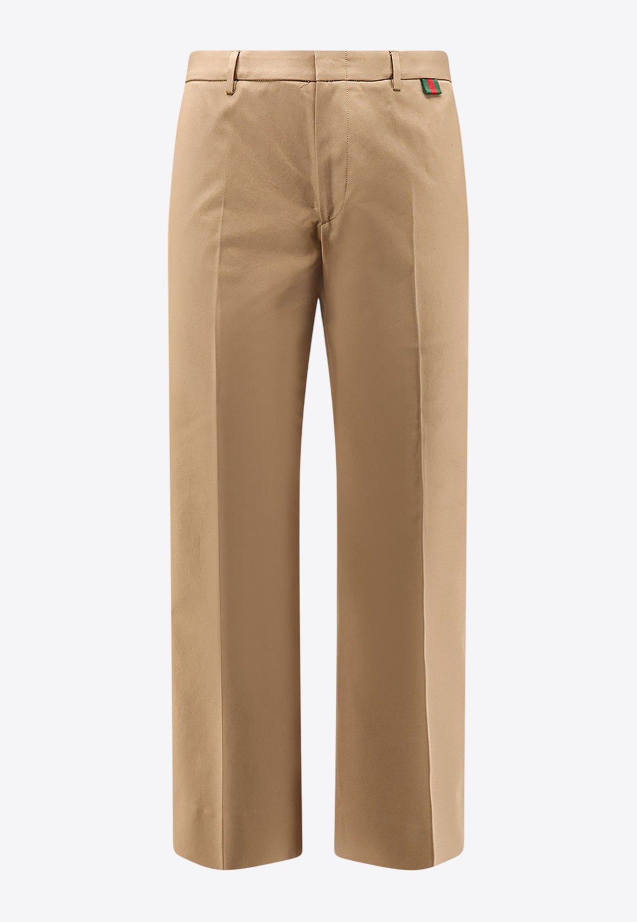 Straight-Leg Twill Pants – THAHAB KW