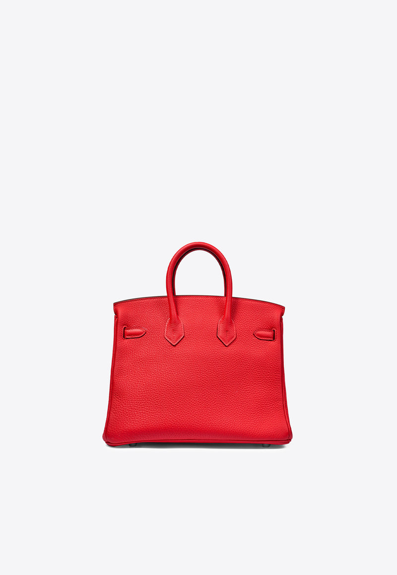 Birkin 25 in Rouge de Coeur Togo with Palladium Hardware – THAHAB KW