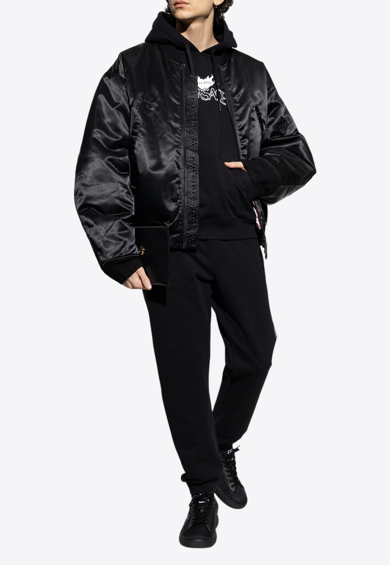 Logo Print Hooded Sweatshirts – THAHAB KW