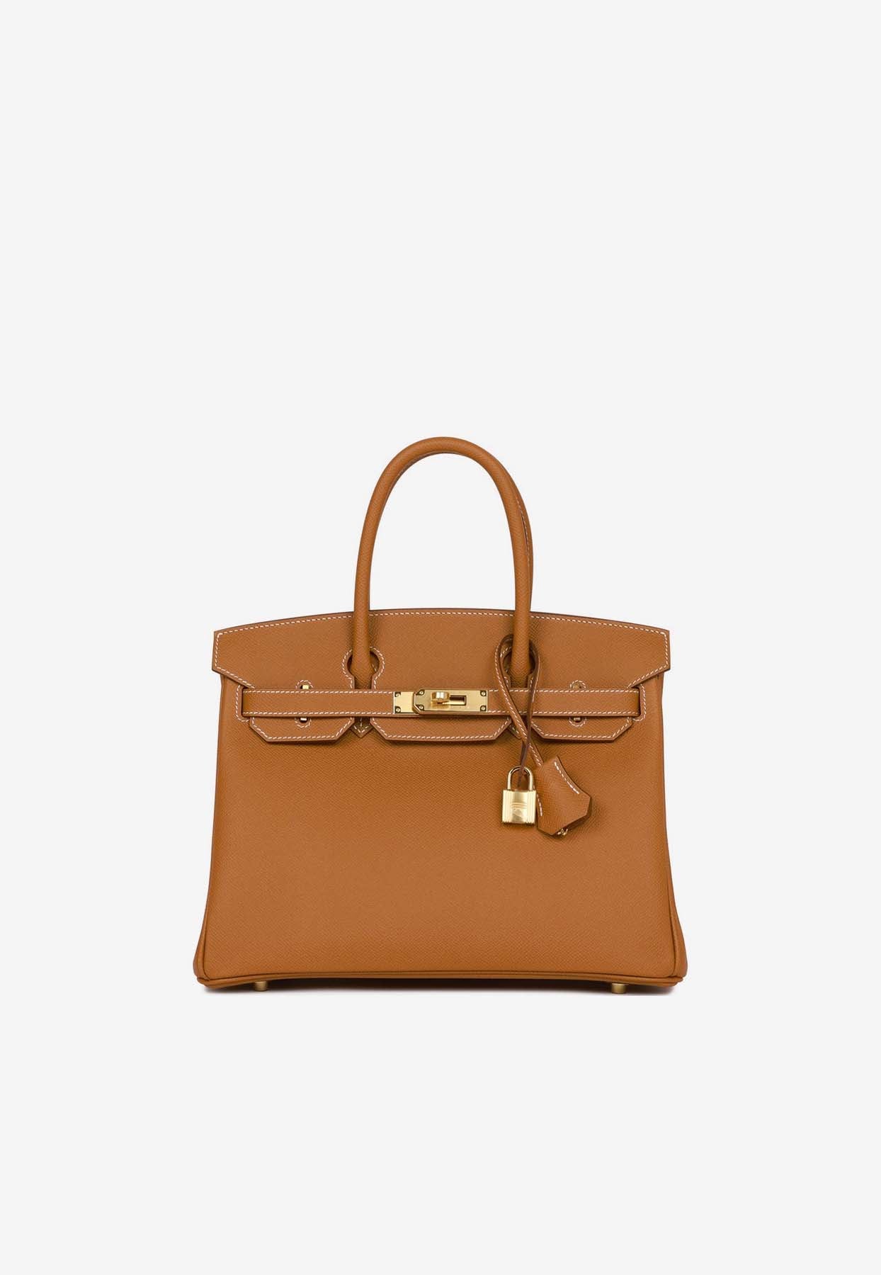 Birkin 30 in Gold Epsom Leather with Gold Hardware – THAHAB KW