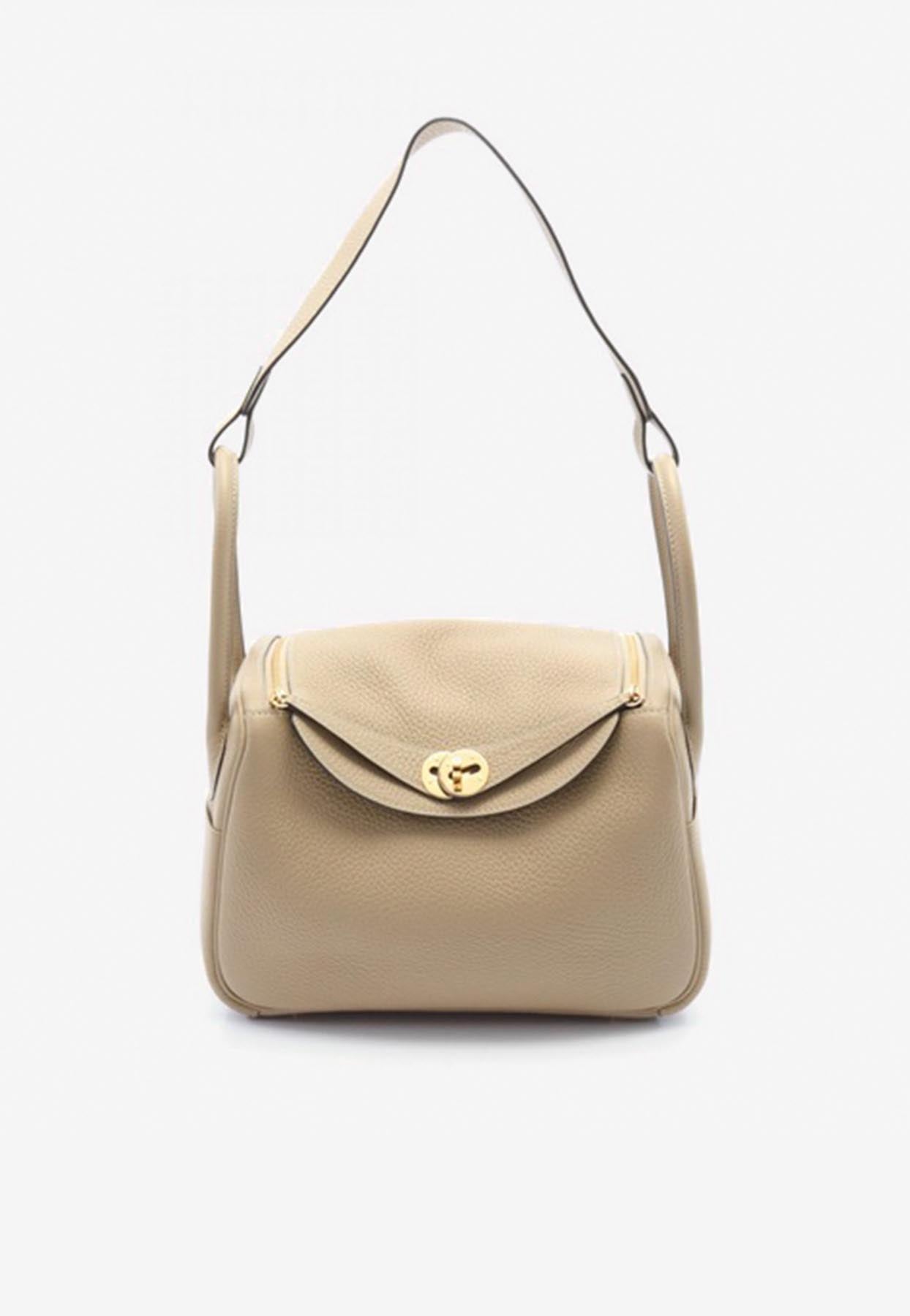 Lindy 26 in Trench Taurillon Clemence with Gold Hardware – THAHAB KW