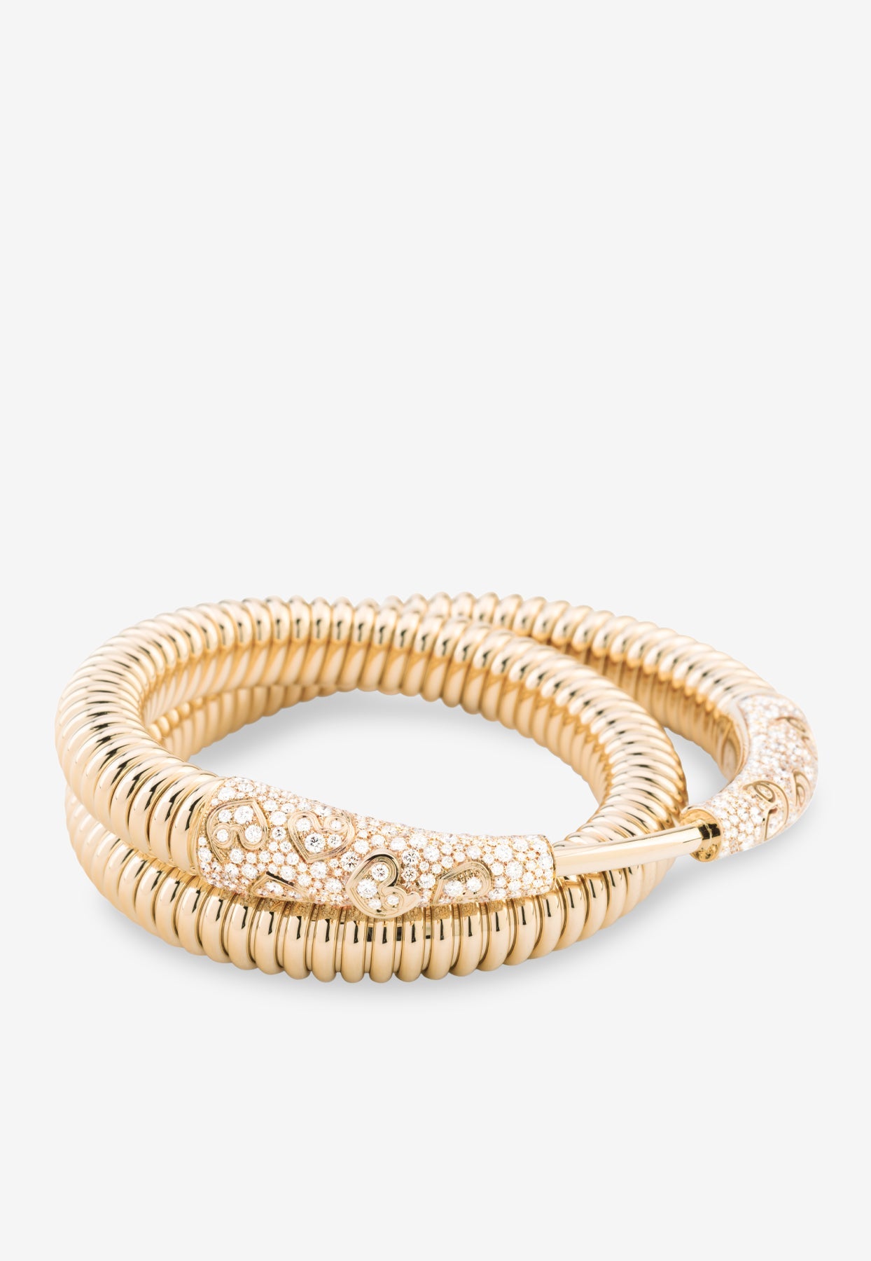Aqqal VIP Yellow Gold Full Diamond Bracelet – THAHAB KW