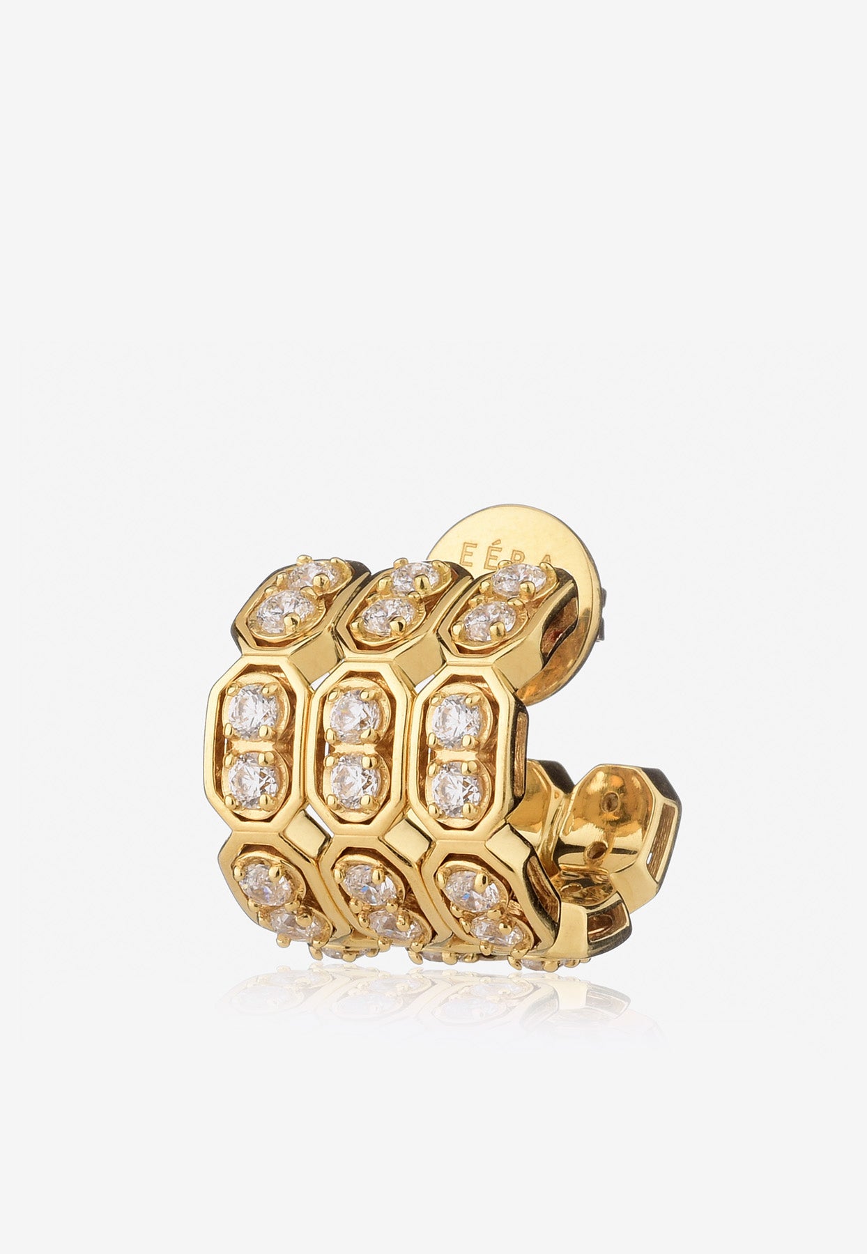 Special Order - Roma 18-karat Yellow Gold Diamond Earring – THAHAB KW